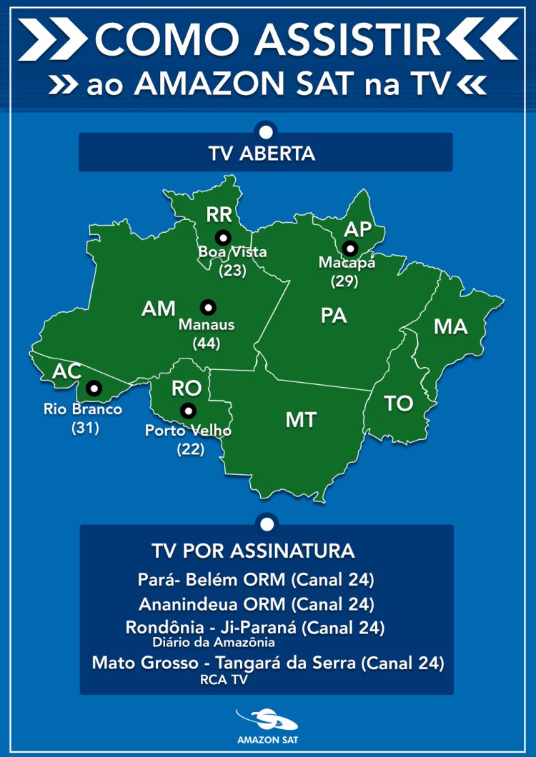 Saiba como assistir ao Amazon Sat
